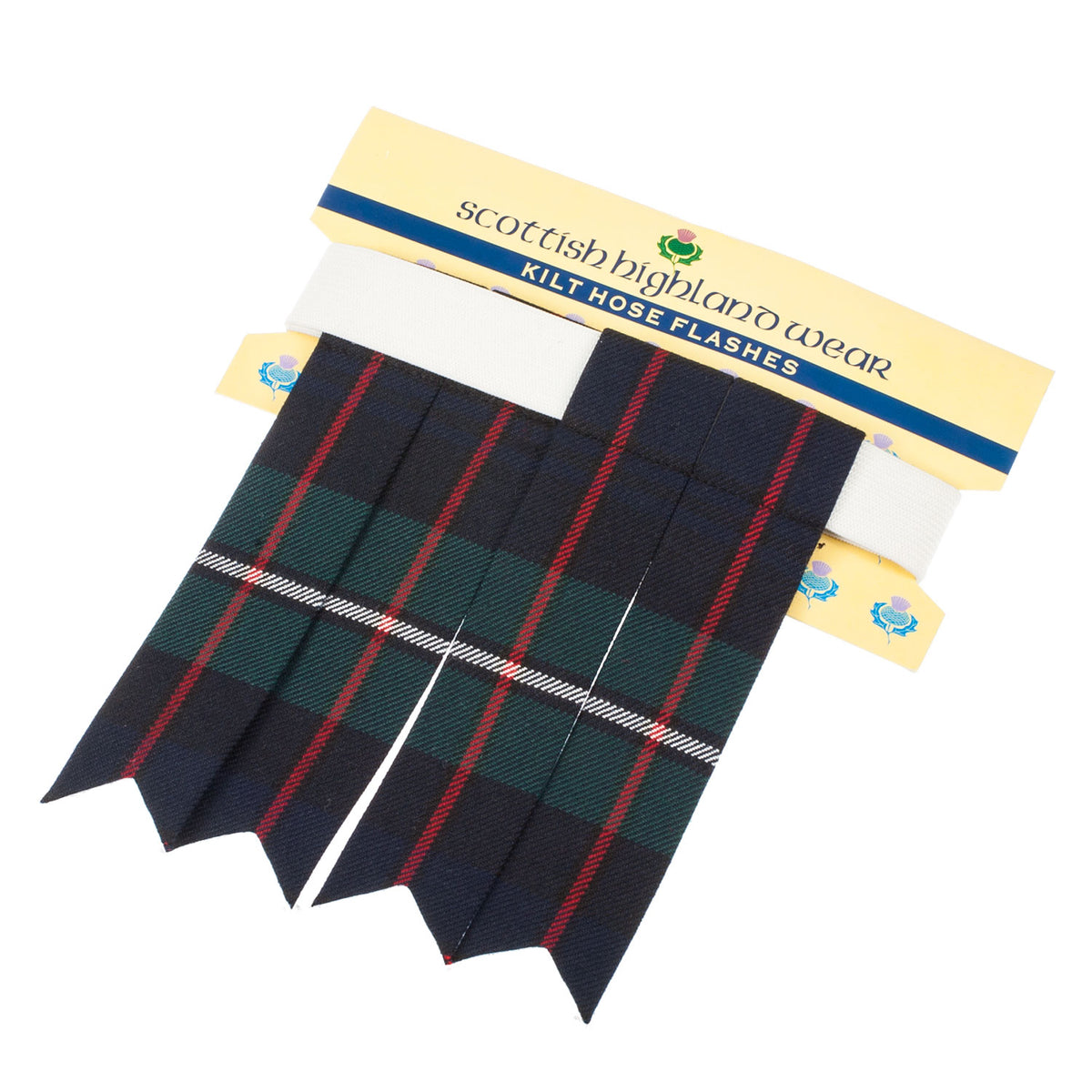 Traditional Polyviscose Tartan Flashes Mackenzie – KILT.CO.UK